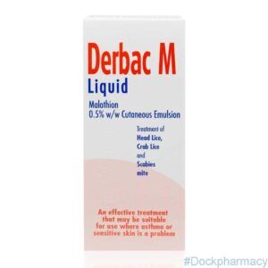 Derbac M Liquid - Malathion Liquid, 150ML - Dock Pharmacy